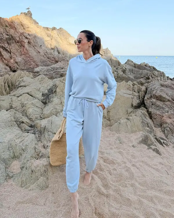 Splendid Laguna Lounge Terry Jogger - Moonstone