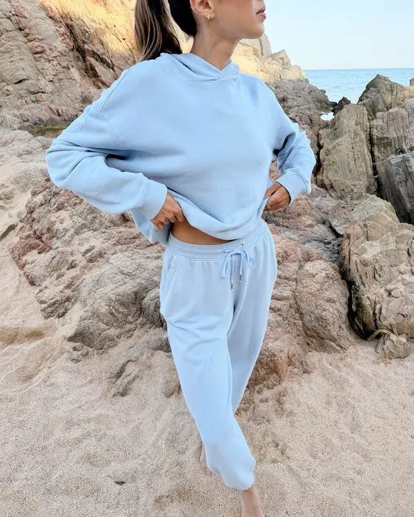 Splendid Laguna Lounge Terry Hoodie - Navy