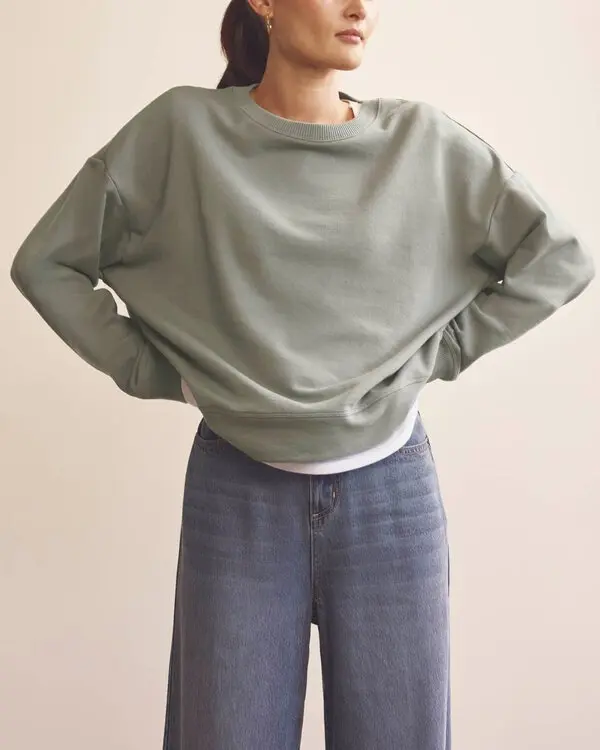 Splendid Greta Terry Crewneck