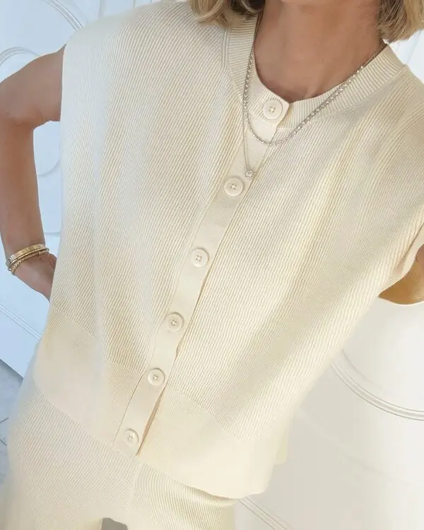 Splendid X @cellajaneblog Sleeveless Cardigan - Daybreak