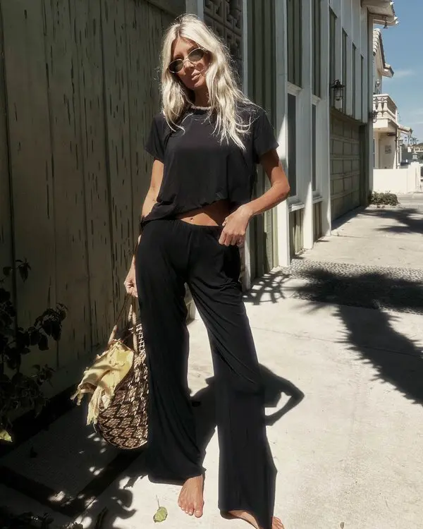 Splendid Sunsoft Upf 50+ Wide Leg Pants