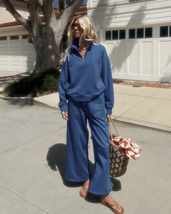 Splendid Goldie Mockneck Pullover - Perfect Blue