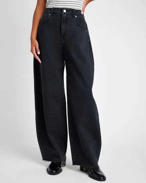 Splendid Carson Barrel Leg Jean In Rinse