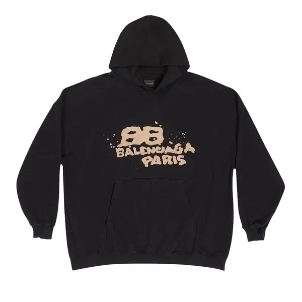 Balenciaga Hand Drawn Bb Icon Hoodie
