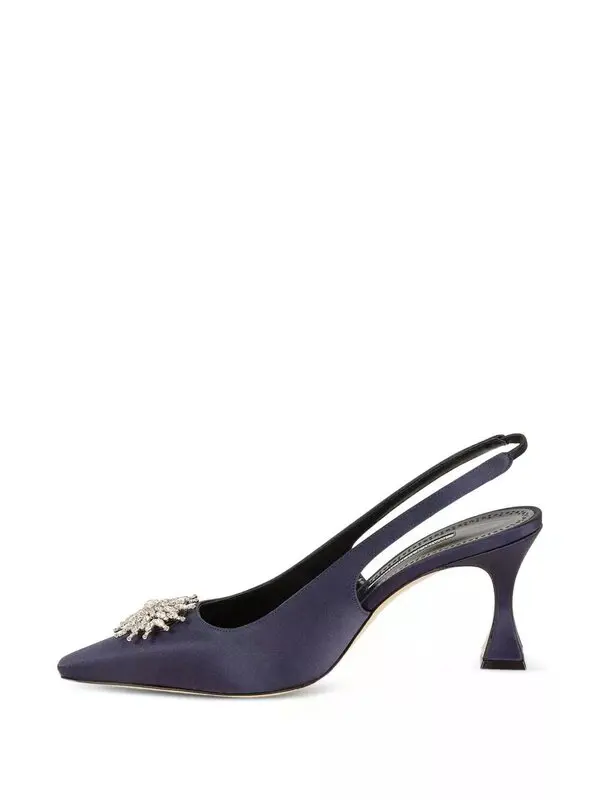 Manolo Blahnik Crystal-embellished Ronconasli Pumps