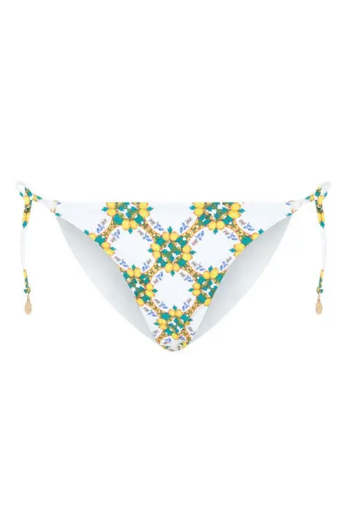 MILLY Lemon Tile Bikini Bottoms