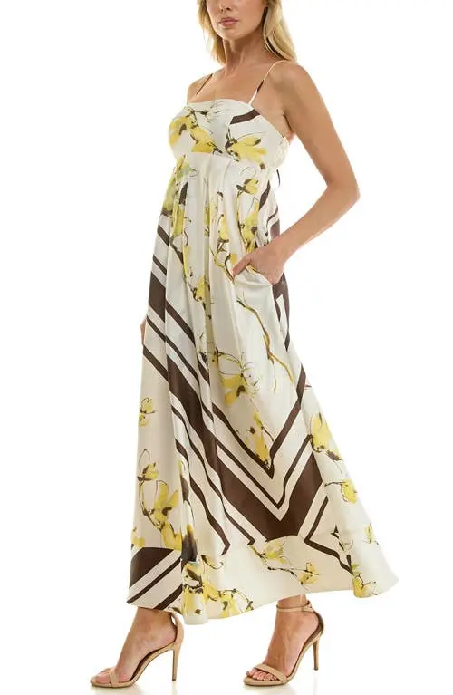 SOCIALITE Sleeveless Printed Maxi Dress