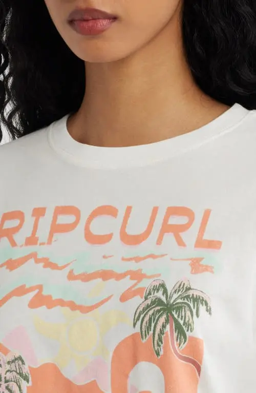 Rip Curl Crafted In The Sun Graphic T-shirt - Bone