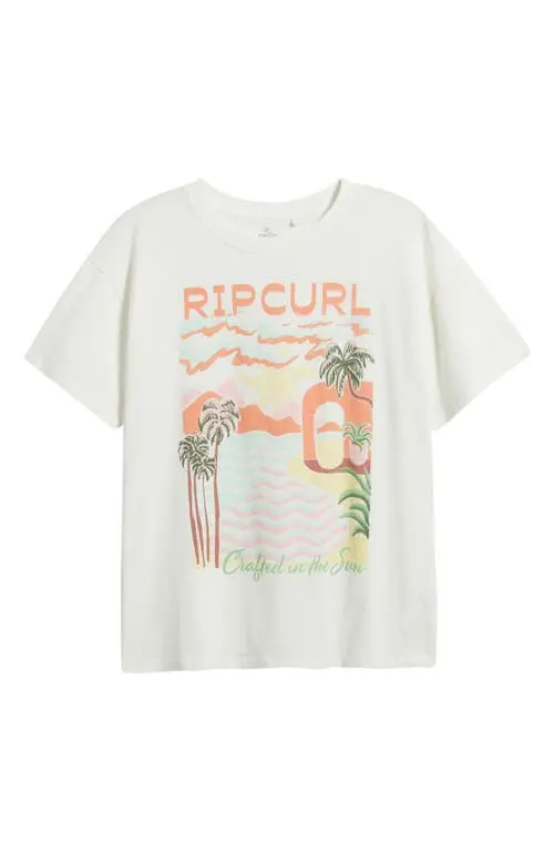 Rip Curl Crafted In The Sun Graphic T-shirt - Bone
