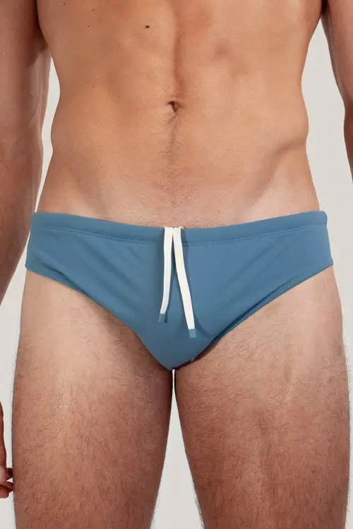 GOODPARK Dune Modern Stretch Swim Brief - Denim