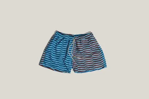 GOODPARK Boardwalk Trunk With Printed Design - Split Stripe