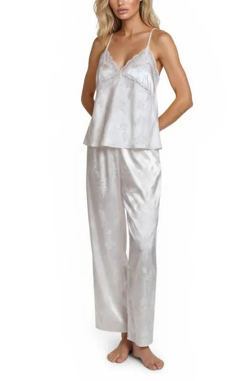 Flora Nikrooz Florence Floral Capri Satin Pajamas