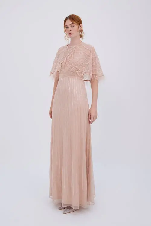 RAISHMA Adira Gown - Beige