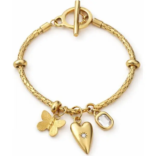 ADORN BY ALEXANDRA RILEY Mariposa Charm Bracelet - Gold
