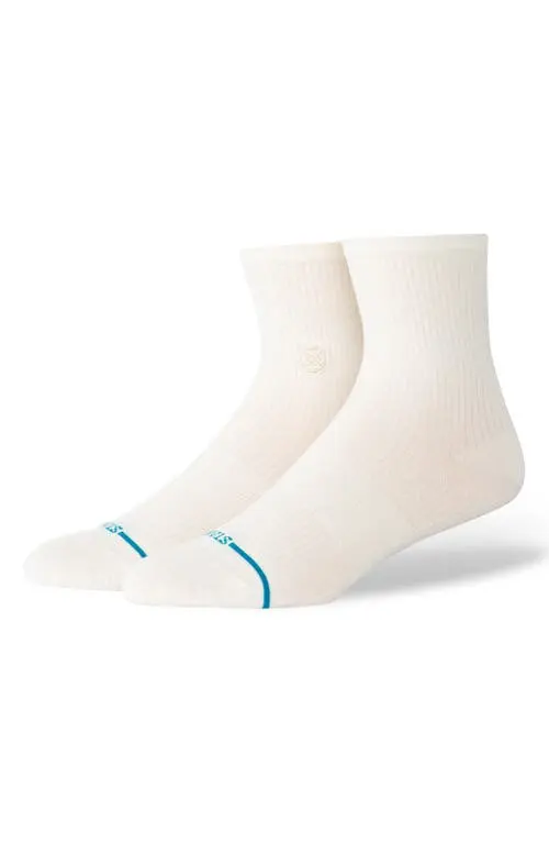 Stance Ribbed Quarter Socks - Ivory