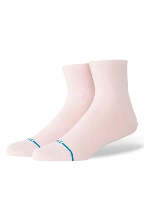 Stance Ribbed Quarter Socks - Pink