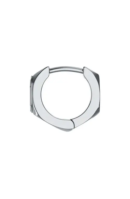 DIESEL® Logo Hoop Earring