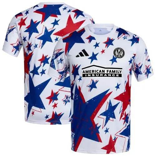 Adidas Atlanta United Fc 2026 Americana Pre-match Jersey - White