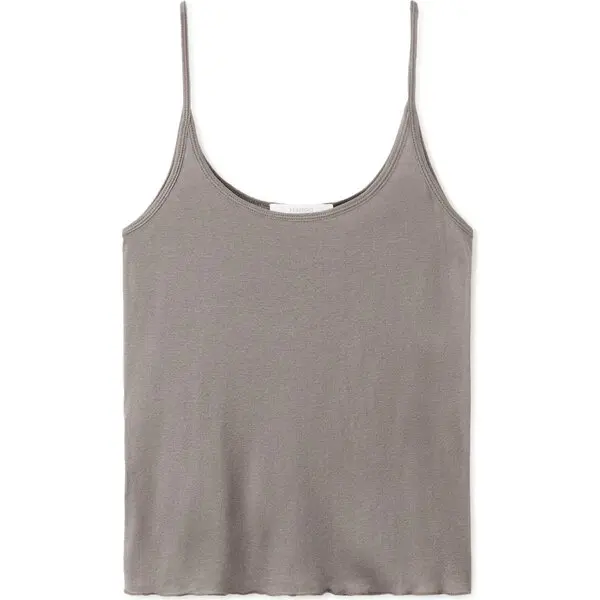 Mango Cotton Pajamas Camisole - Medium Brown