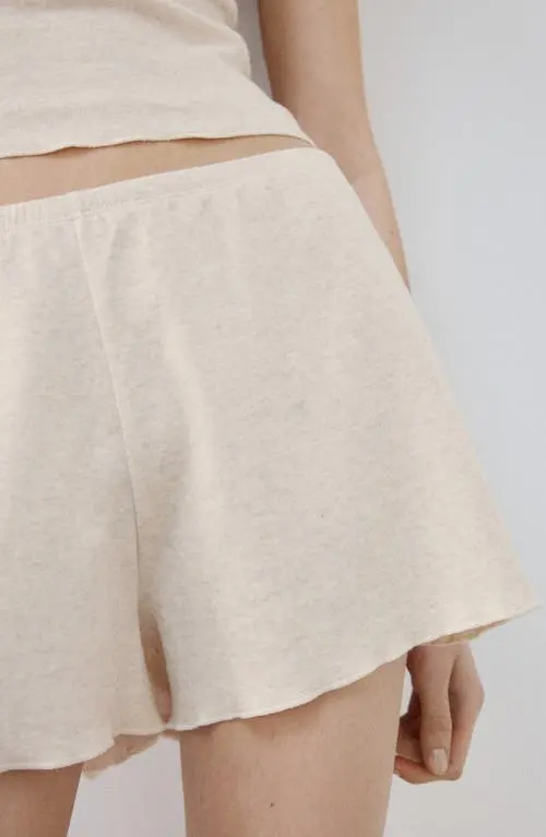 Mango Cotton Blend Pajama Shorts