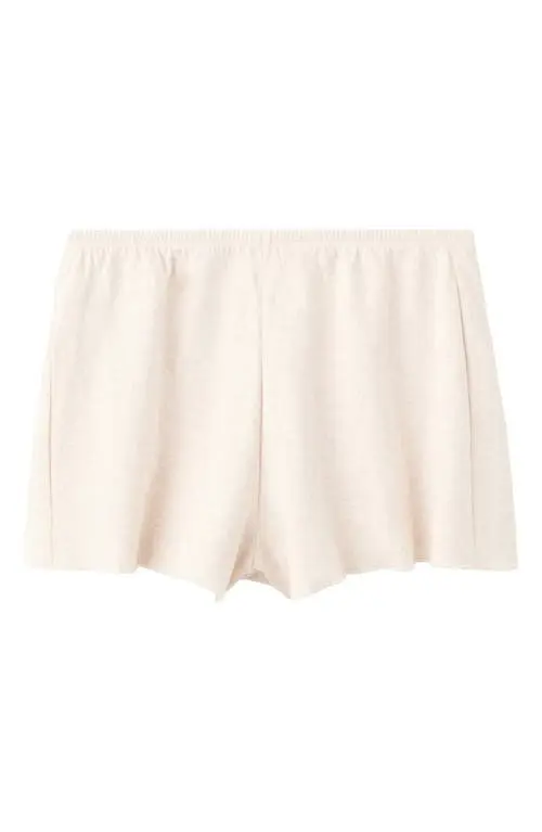Mango Cotton Blend Pajama Shorts