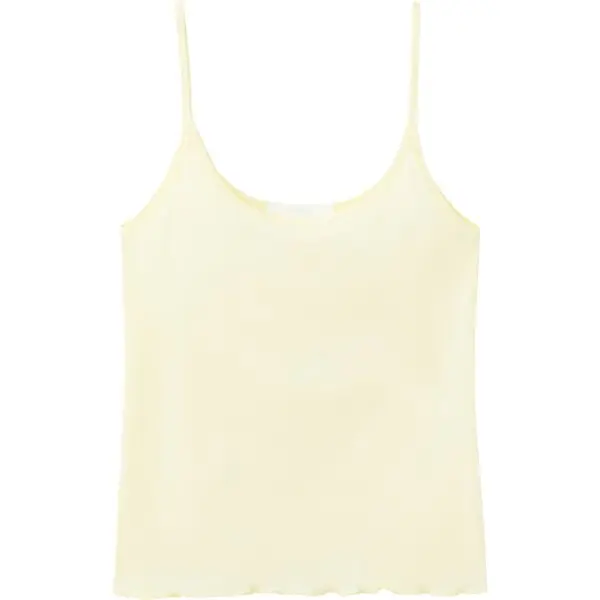 Mango Microfiber Pajama Camisole - Pastel Yellow