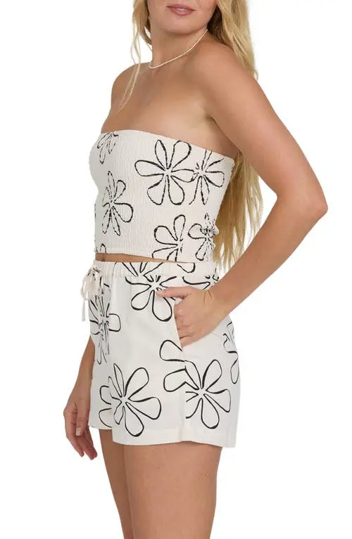 BILLABONG Floral Drawstring Shorts