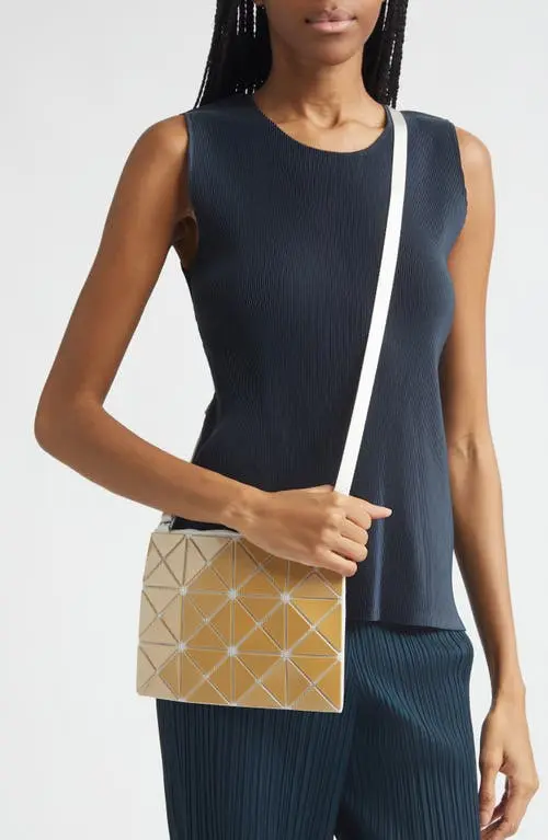 Issey Miyake Lucent Metallic Crossbody Bag - Ocher