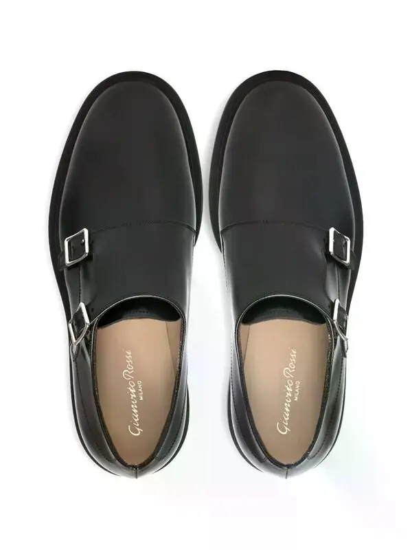 GIANVITO ROSSI Scott Leather Loafers
