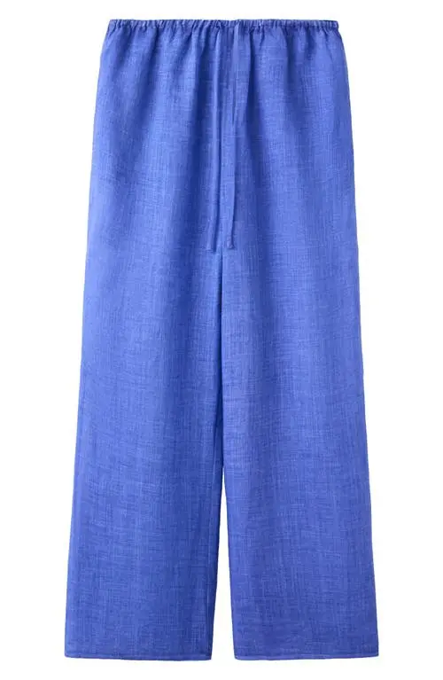 Mango Ramie Drawstring Pants