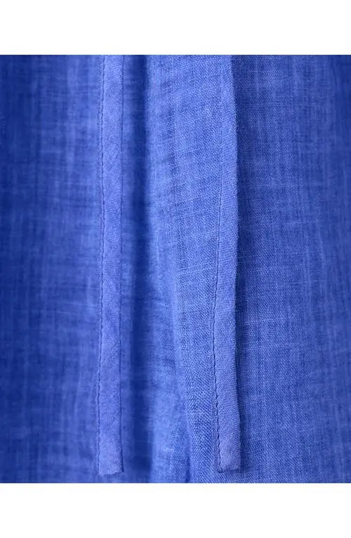 Mango Ramie Drawstring Pants