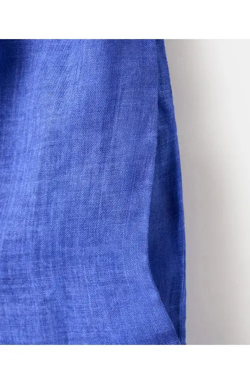 Mango Ramie Drawstring Pants