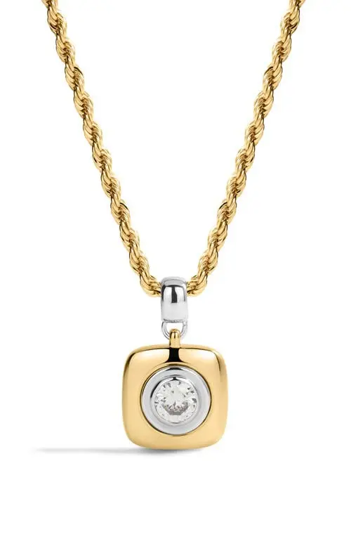 LUV AJ The Luna Bezel Cubic Zirconia - Gold