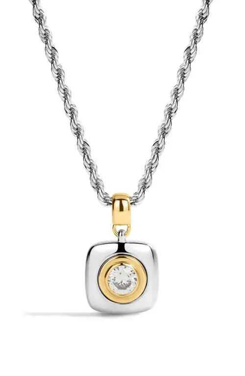 LUV AJ The Luna Bezel Cubic Zirconia - Silver