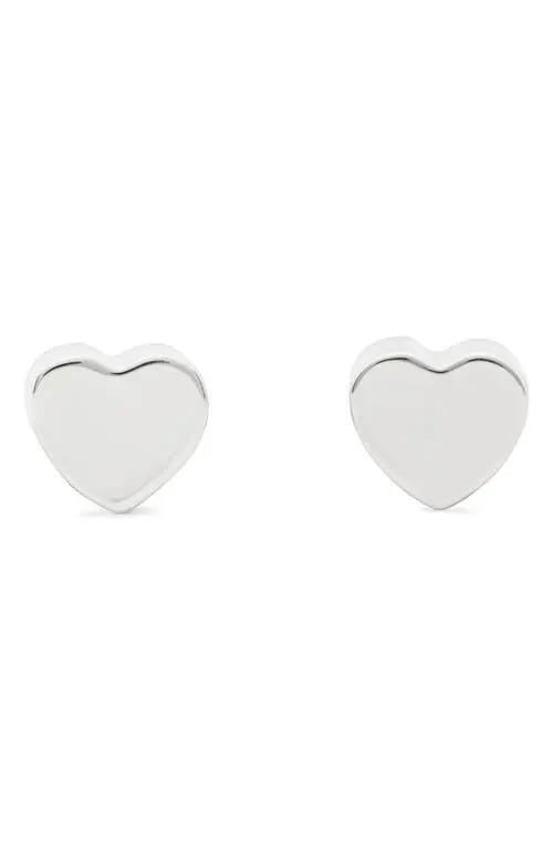 Kate Spade New York Heart Stud Earrings - Silver