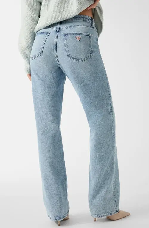 Guess High Waist Straight Leg Jeans