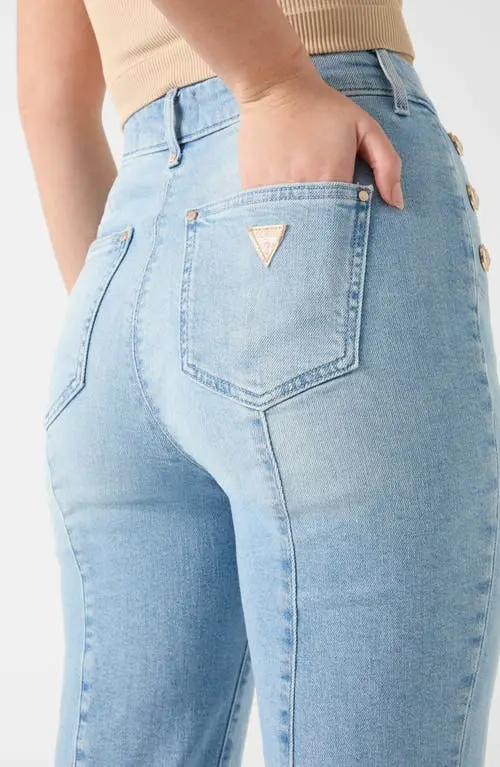 Guess Faye High Waist Wide Leg Jeans