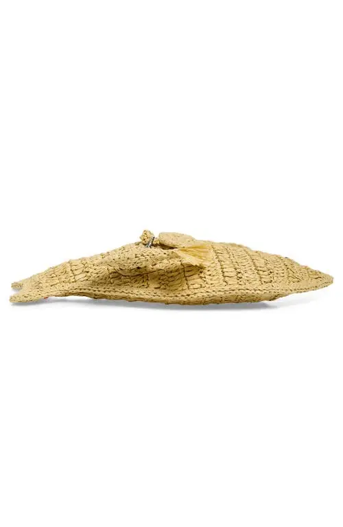 DAMSON MADDER Raffia Fish Shoulder Bag