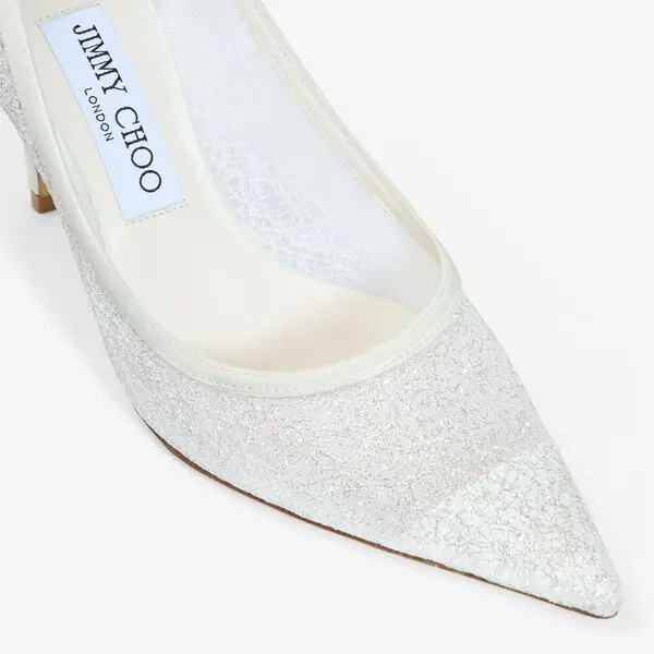 JIMMY CHOO Love 85 Glitter Pumps - Neutral