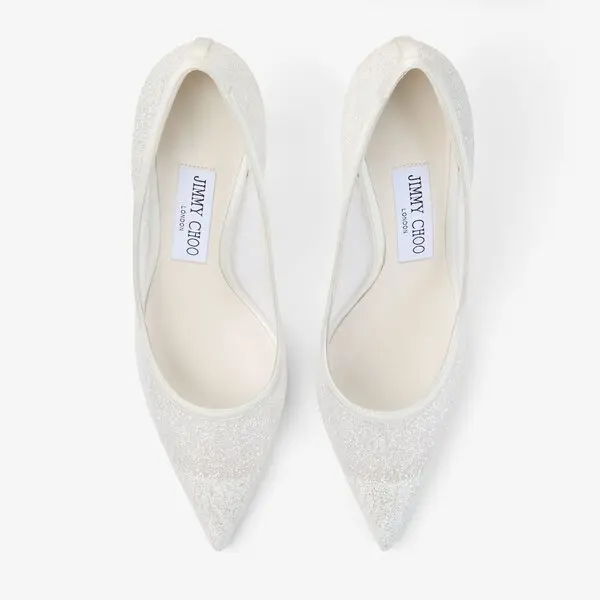 JIMMY CHOO Love 85 Glitter Pumps - Neutral