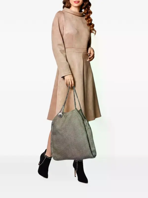 Stella McCartney Falabella Tweed Tote Bag - Neutrals