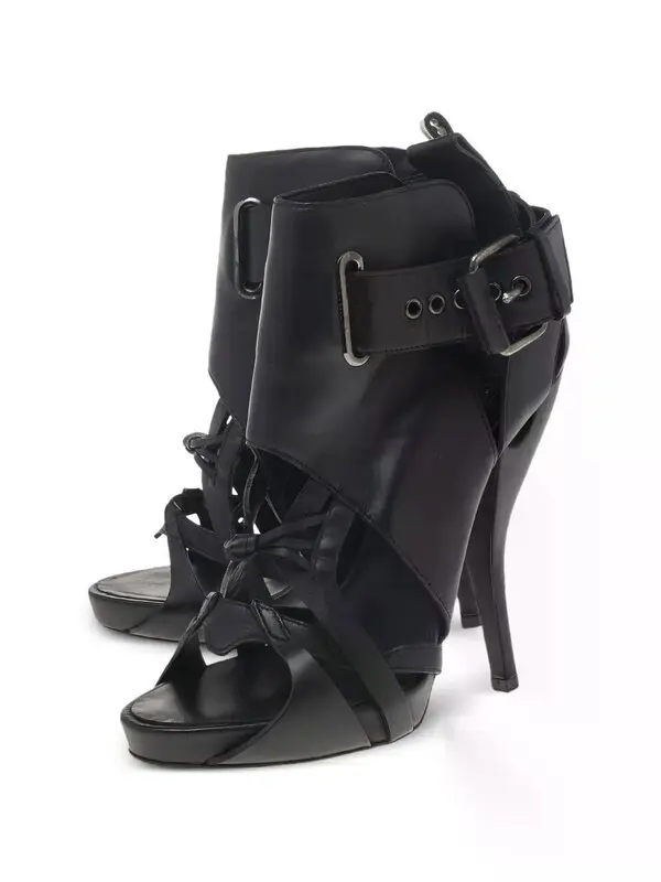Givenchy Strappy Peep-toe Ankle Boots