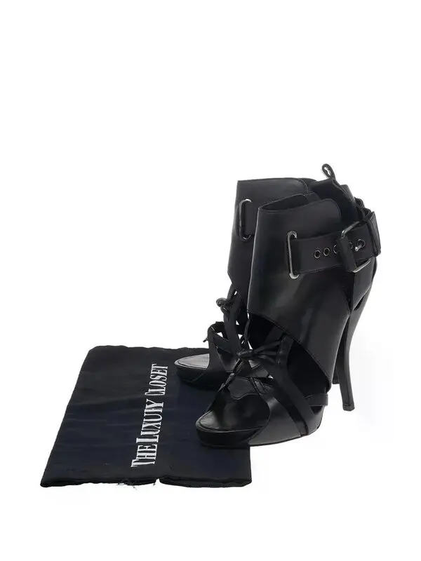 Givenchy Strappy Peep-toe Ankle Boots