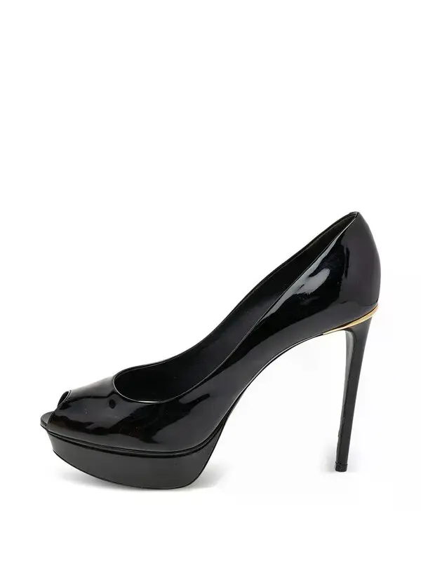 LOUIS VUITTON Eyeline Peep-toe Pumps