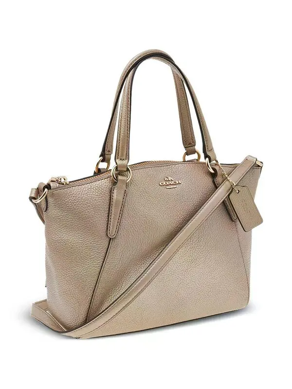 COACH Metallic Leather Tote Bag