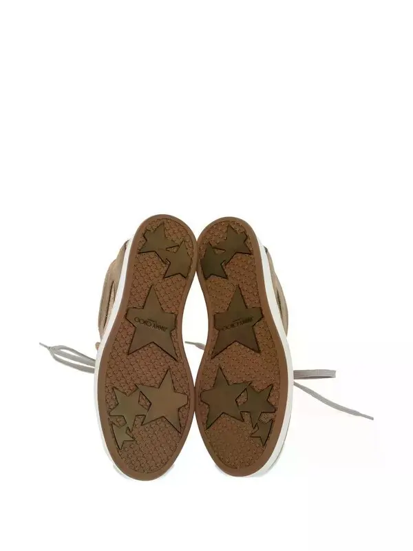 JIMMY CHOO Glitter Suede Sneakers