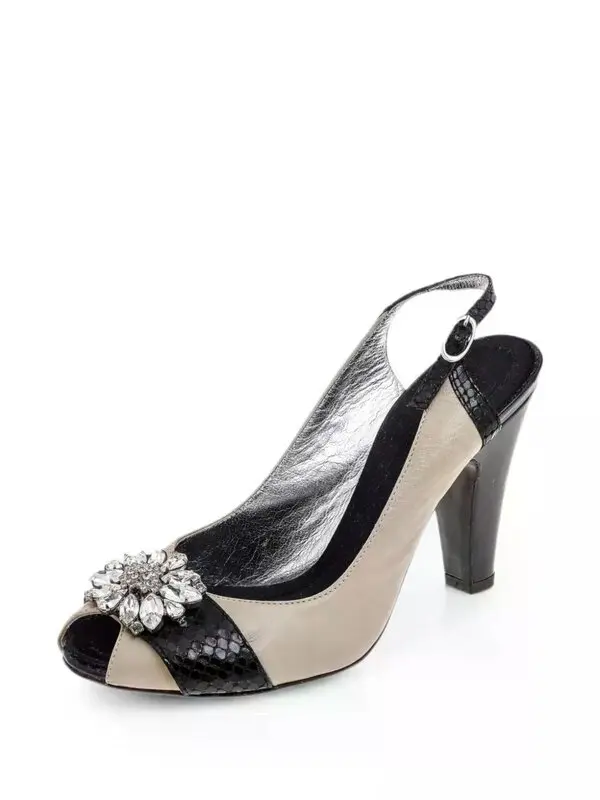 GIUSEPPE ZANOTTI Embellished Peep-toe Sandals