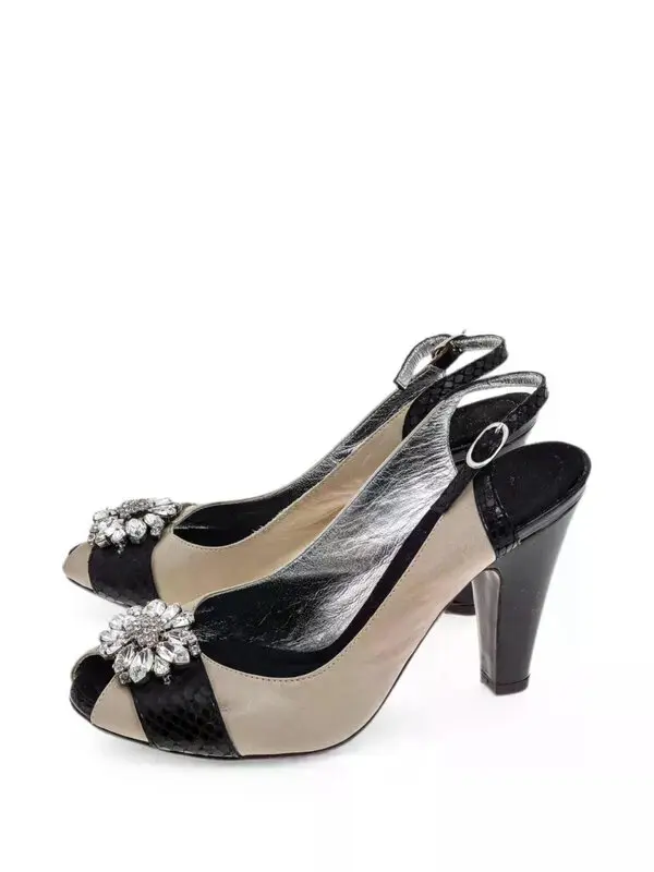 GIUSEPPE ZANOTTI Embellished Peep-toe Sandals