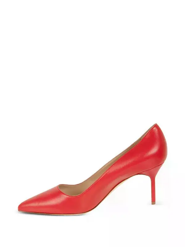 Manolo Blahnik Pointed-toe Leather Pumps