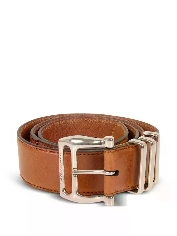 Ermanno Scervino Triple-loop Leather Belt